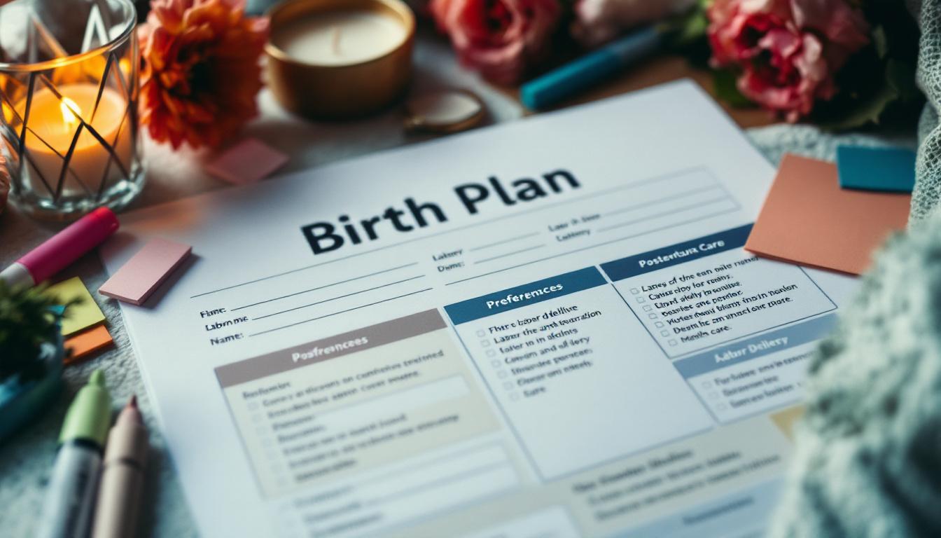 Criando seu modelo de plano de parto - Flourish Care™