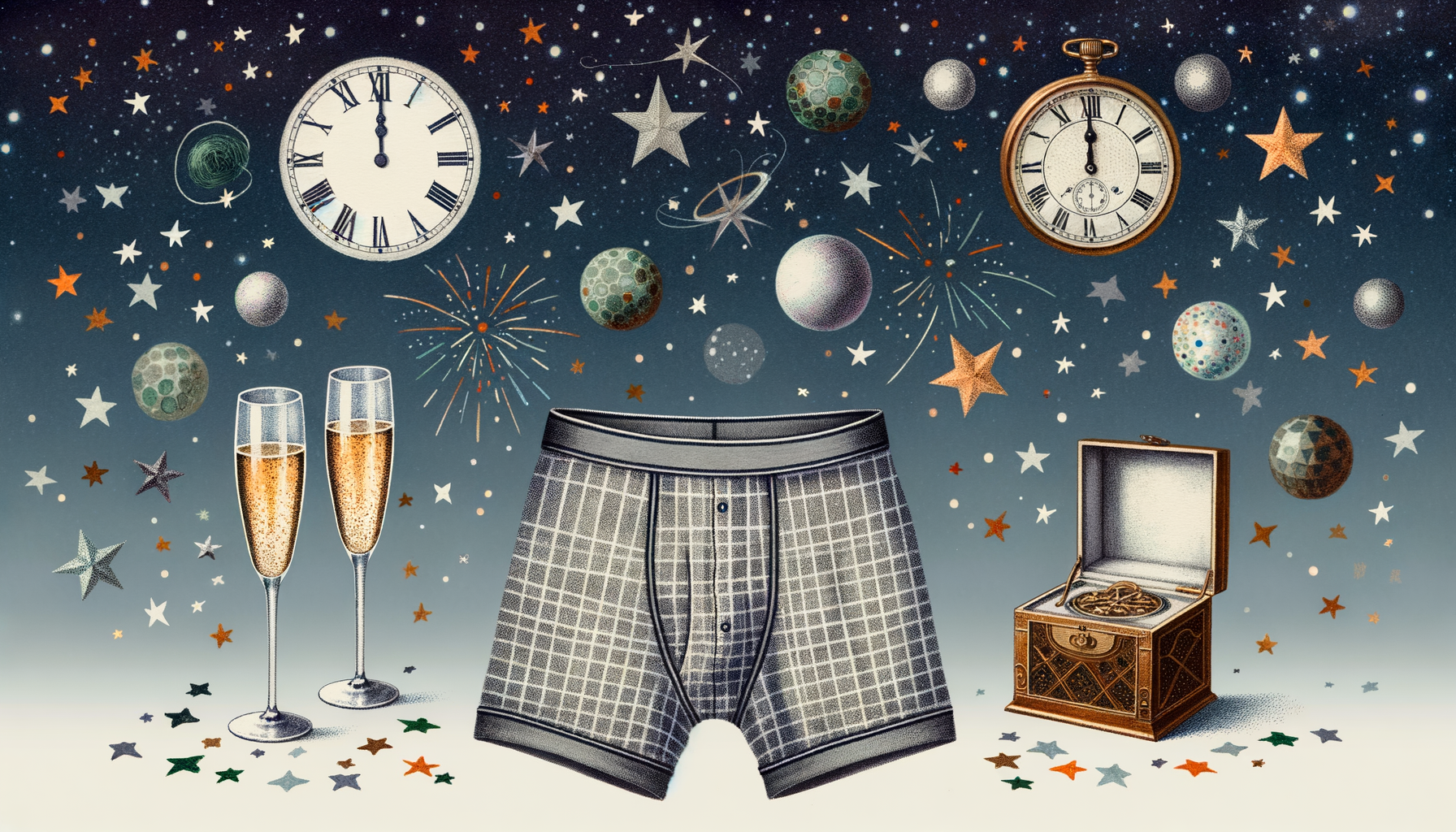 Grey Underwear New Years Meaning